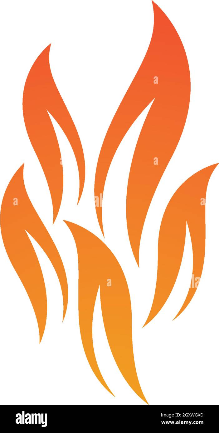 Fire flame Logo Template vector icon Oil, gas and energy logo concept ...