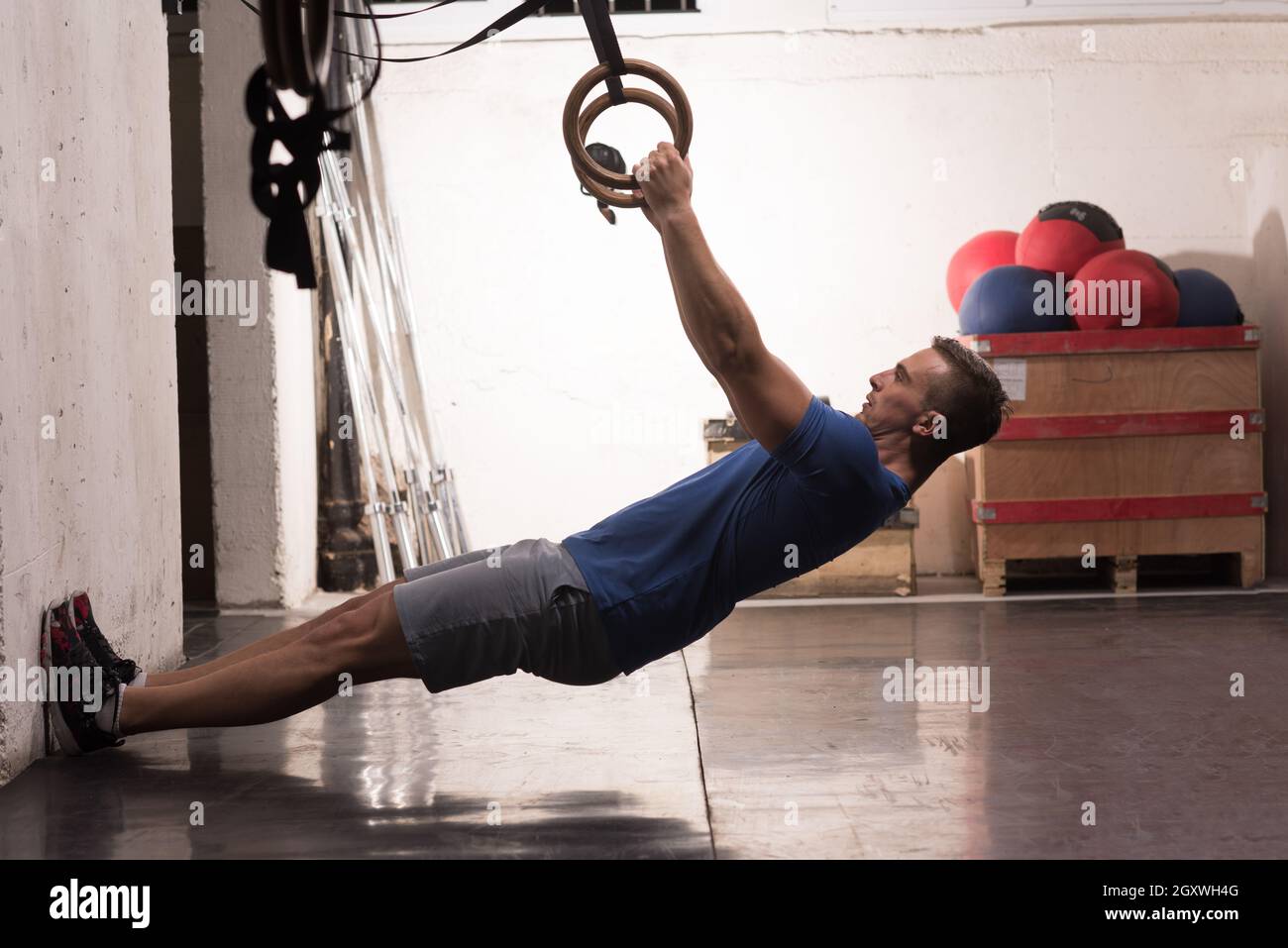 Portrait gym trainer using hi-res stock photography and images - Alamy