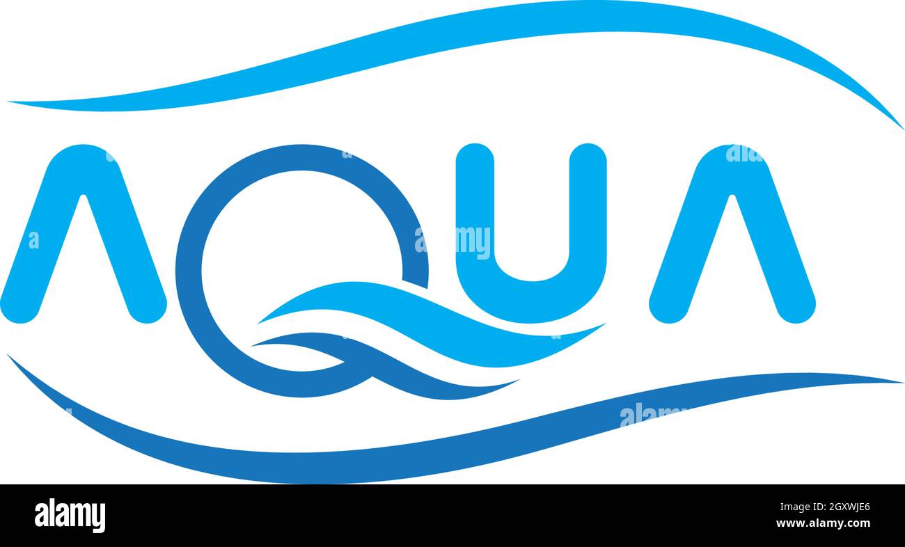 Aqua ,Water Wave symbol and icon Logo Template vector Stock Vector ...
