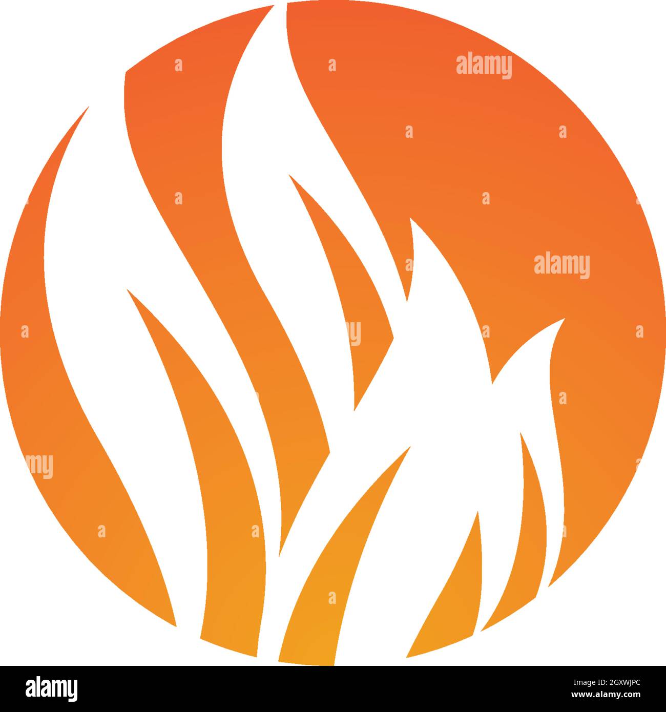 Fire flame Logo Template vector icon Oil, gas and energy logo concept ...