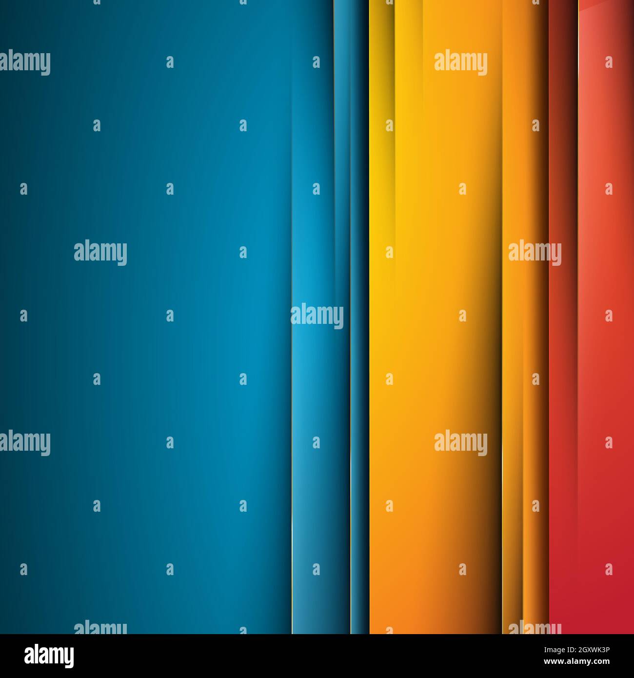 Abstract blue background with yellow accents - Vector illustration ...