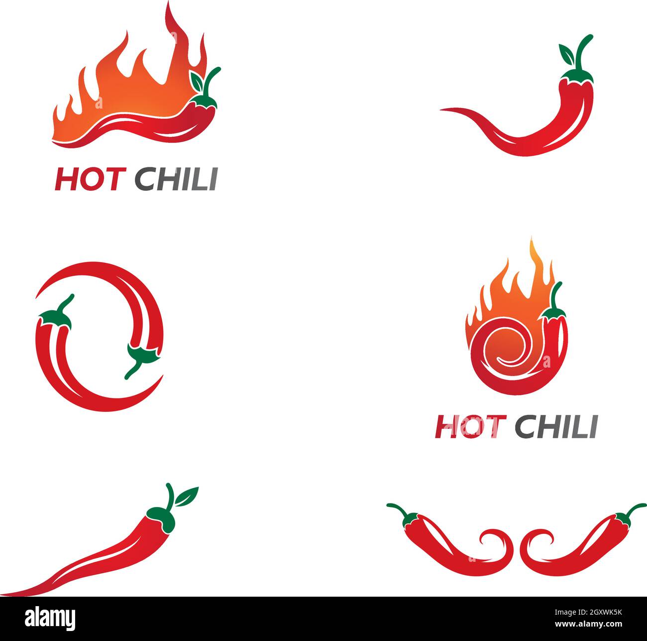 Chili logo vector template Stock Vector Image & Art - Alamy