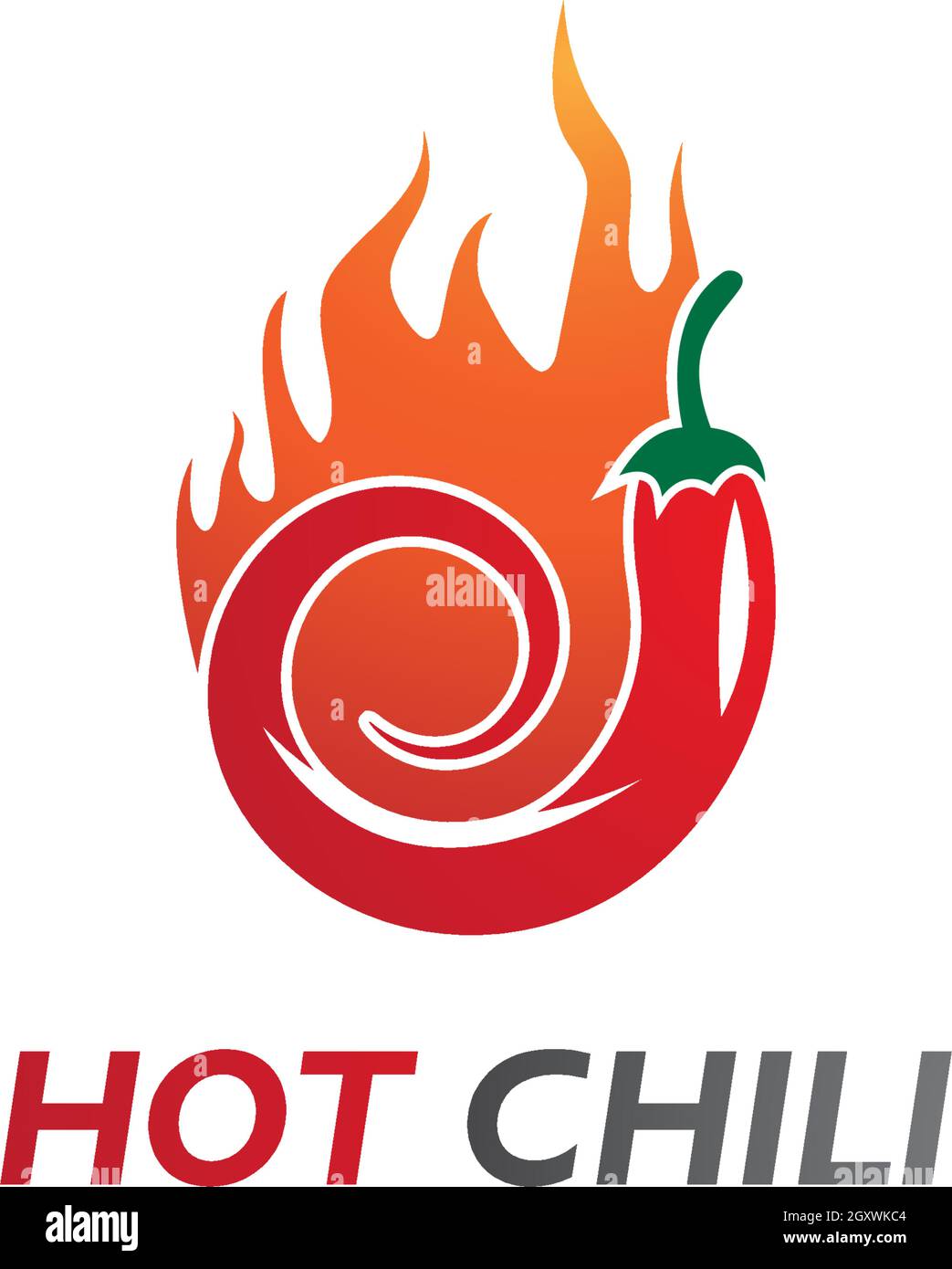 Chili logo vector template Stock Vector Image & Art - Alamy