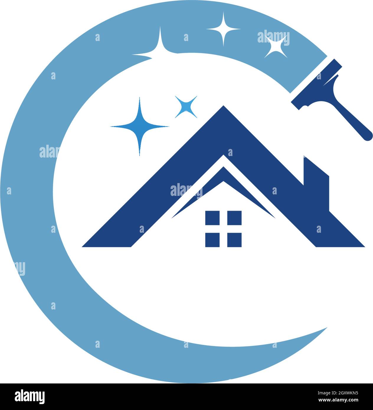 House cleaner logo vector template Stock Vector Image & Art - Alamy