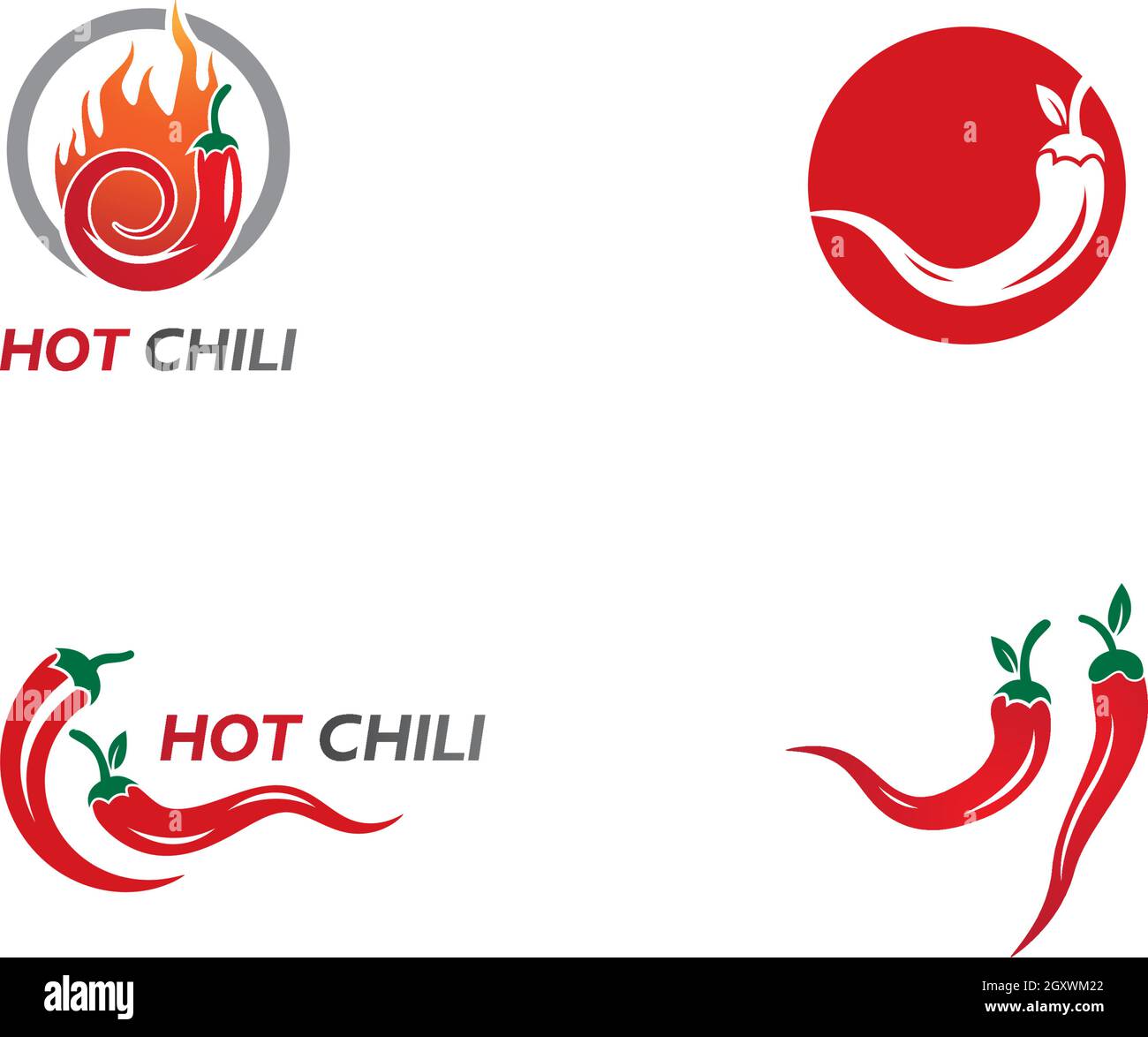 Chili logo vector template Stock Vector Image & Art - Alamy