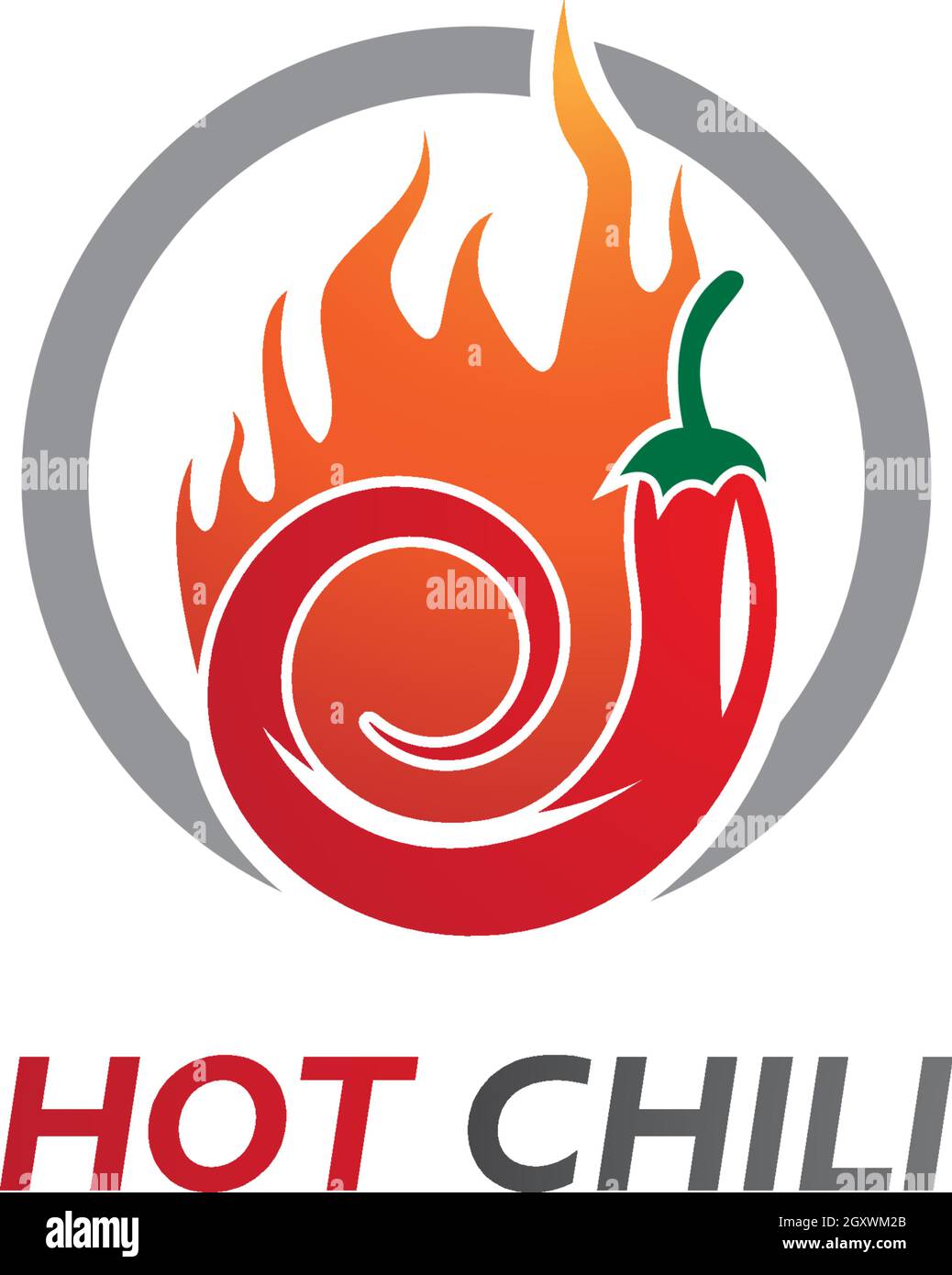 Chili logo vector template Stock Vector Image & Art - Alamy