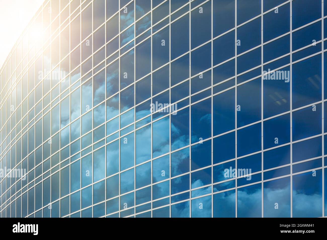 Dramatic Reflective Corporate Building Background Stock Photo - Alamy