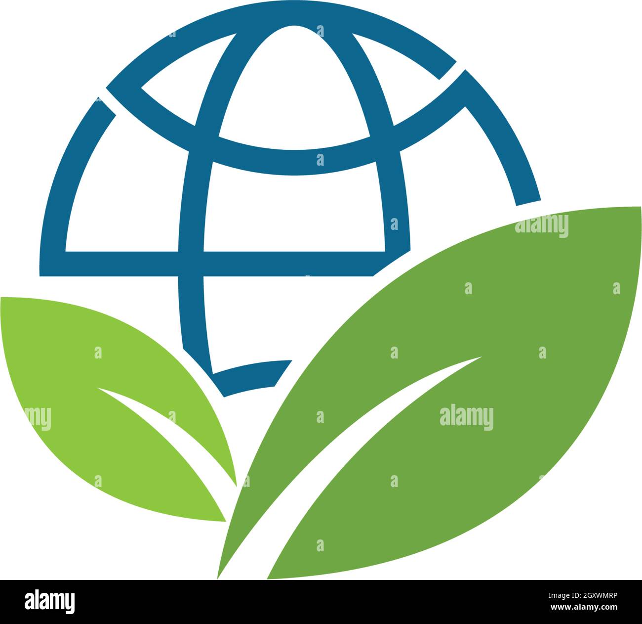 Green globe ilustration logo vector template Stock Vector Image & Art ...