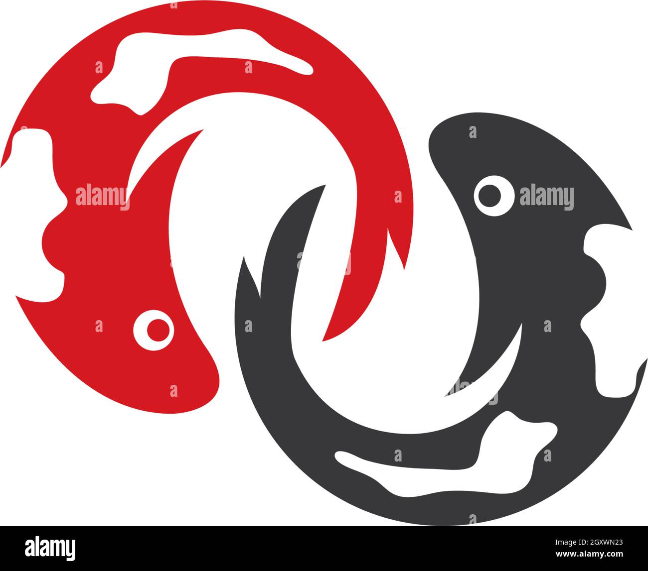 Koi fish logo vector template Stock Vector Image & Art - Alamy