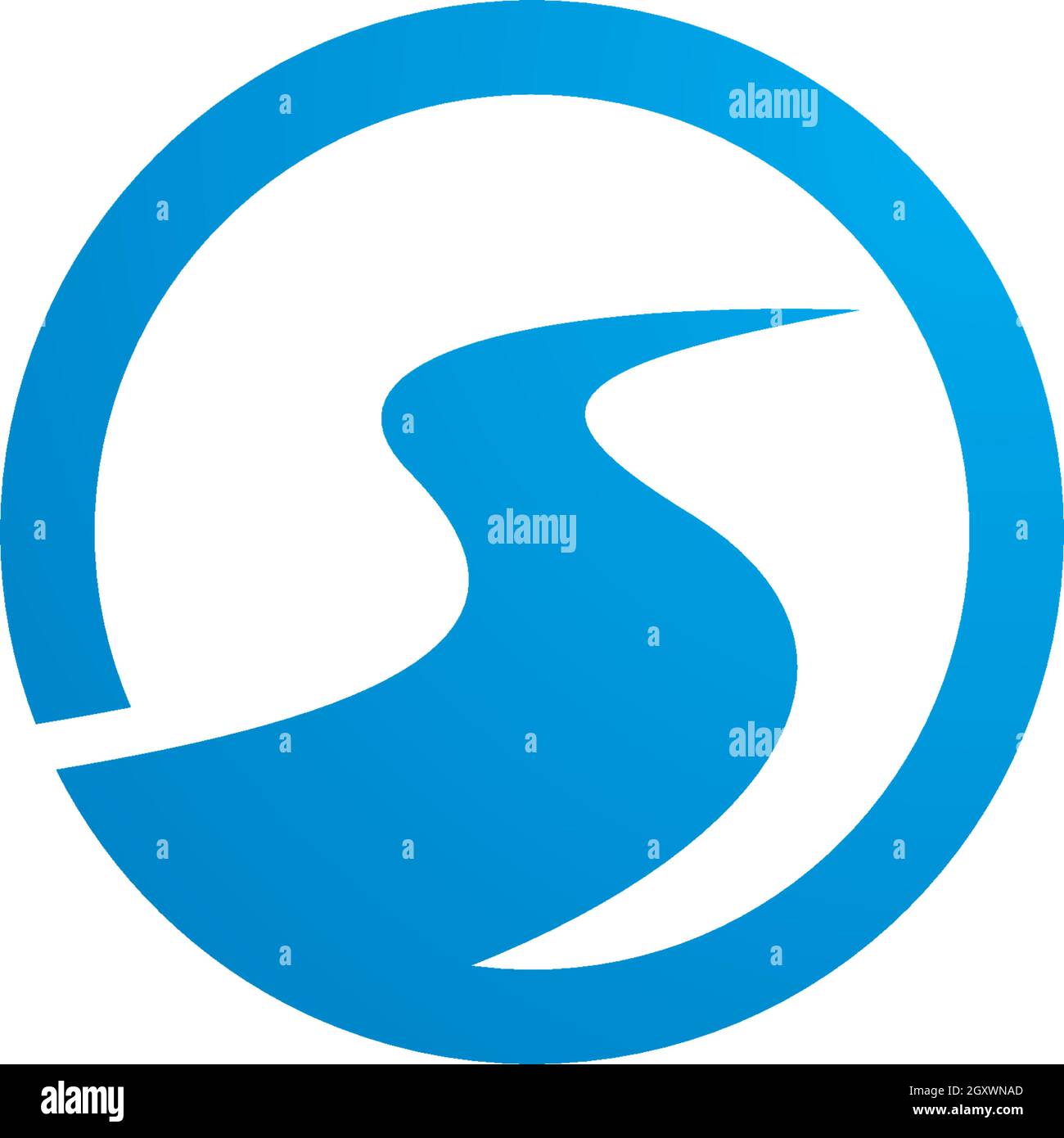 River Logo Template Stock Vector Image & Art - Alamy