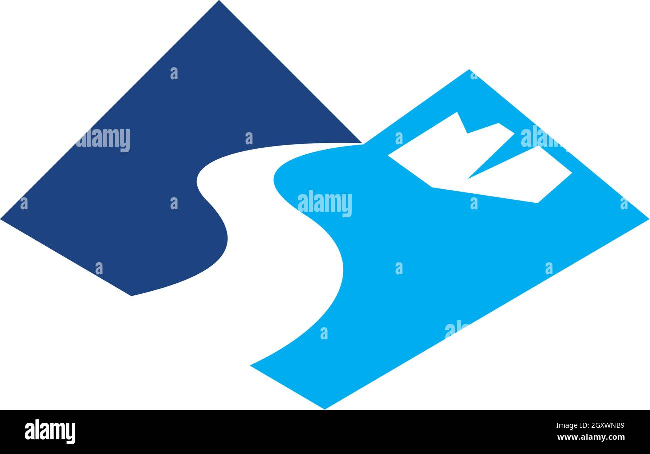 Mountains Logo Template Stock Vector Image & Art - Alamy