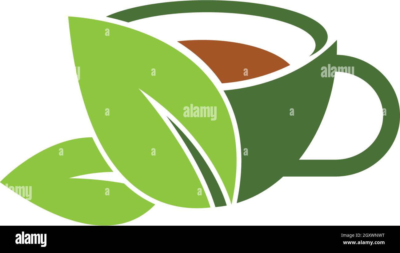 Green Tea logo vector icon template Stock Vector Image & Art - Alamy