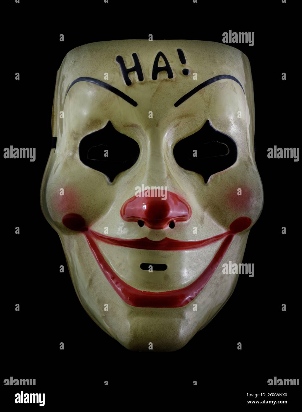 Scary halloween clown mask against hi-res stock photography and images ...