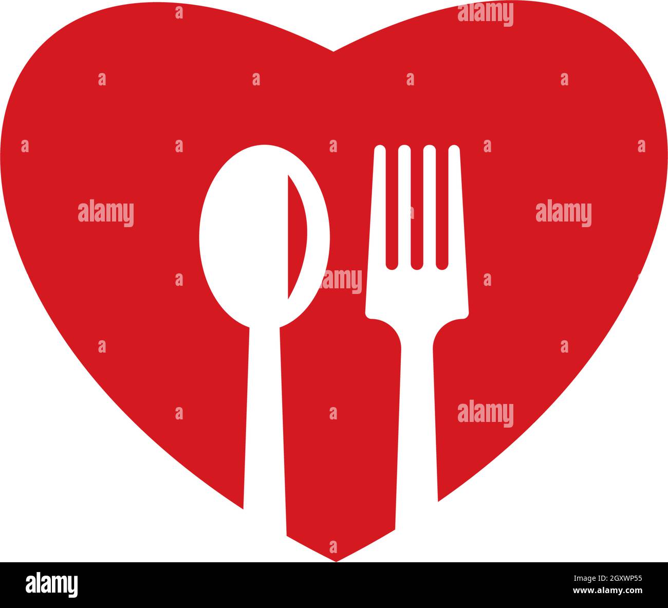 Love food logo vector template Stock Vector Image & Art - Alamy