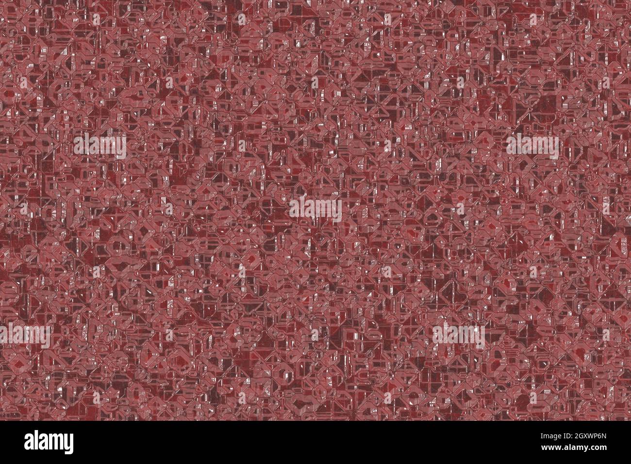 cute red digital crystal pattern digital art background or texture ...