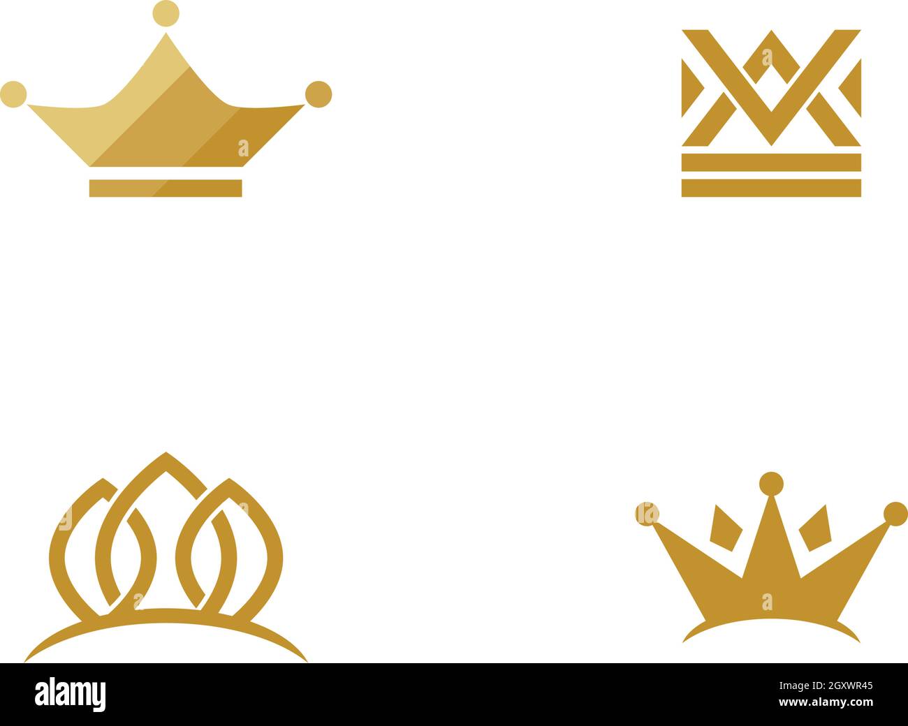Crown Logo Template vector illustration Stock Vector Image & Art - Alamy