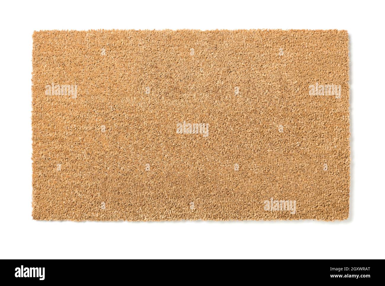 Blank Welcome Mat Isolated on White With Clipping Path - Ready For Your ...