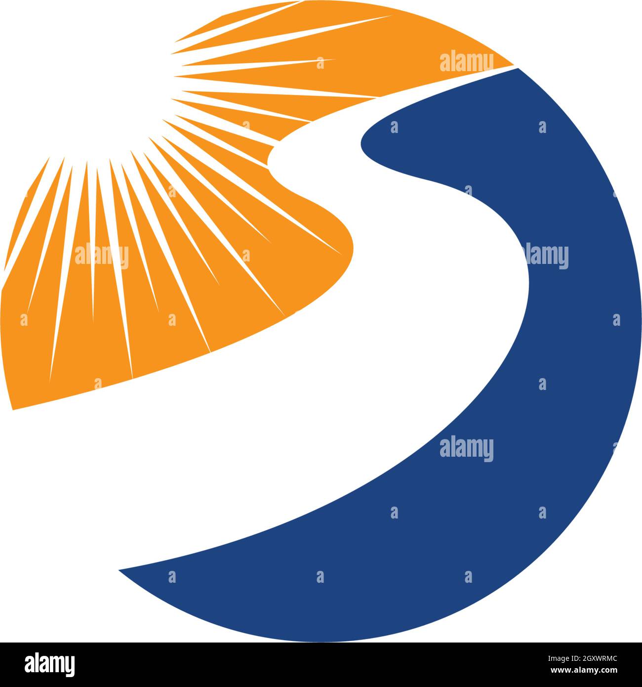 River Logo Template Stock Vector Image & Art - Alamy