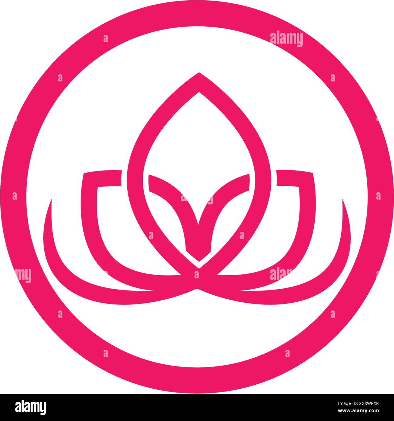 Vector lotus flowers design hi-res stock photography and images - Alamy