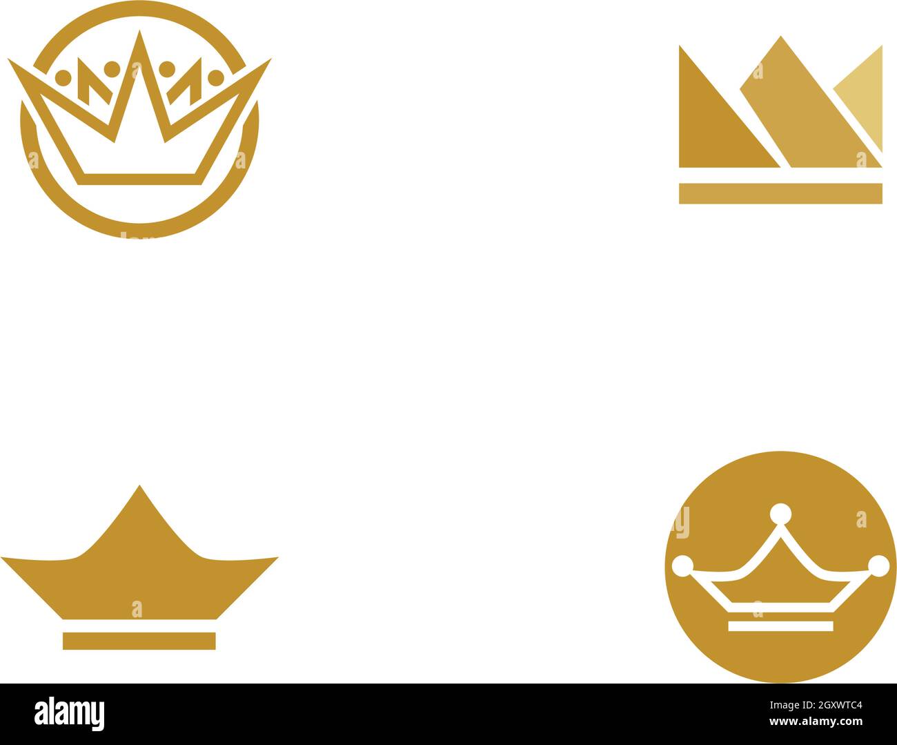 Crown Logo Template vector illustration Stock Vector Image & Art - Alamy