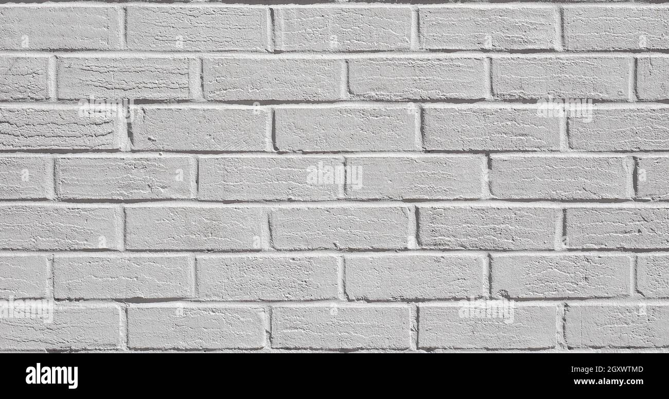 wide 4K white brick texture useful as a background Stock Photo - Alamy