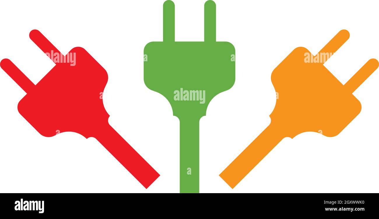 electric Plug logo vector template Stock Vector Image & Art - Alamy