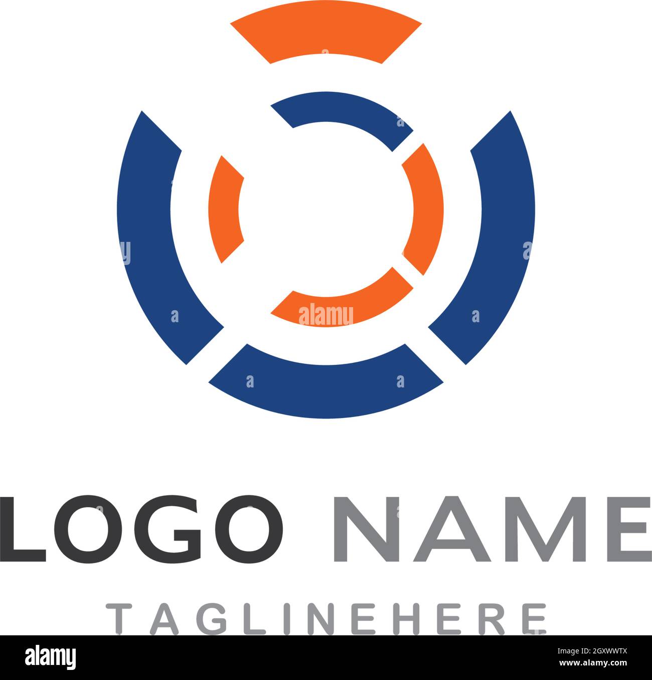 circle, ring logo template vector design Stock Vector Image & Art - Alamy