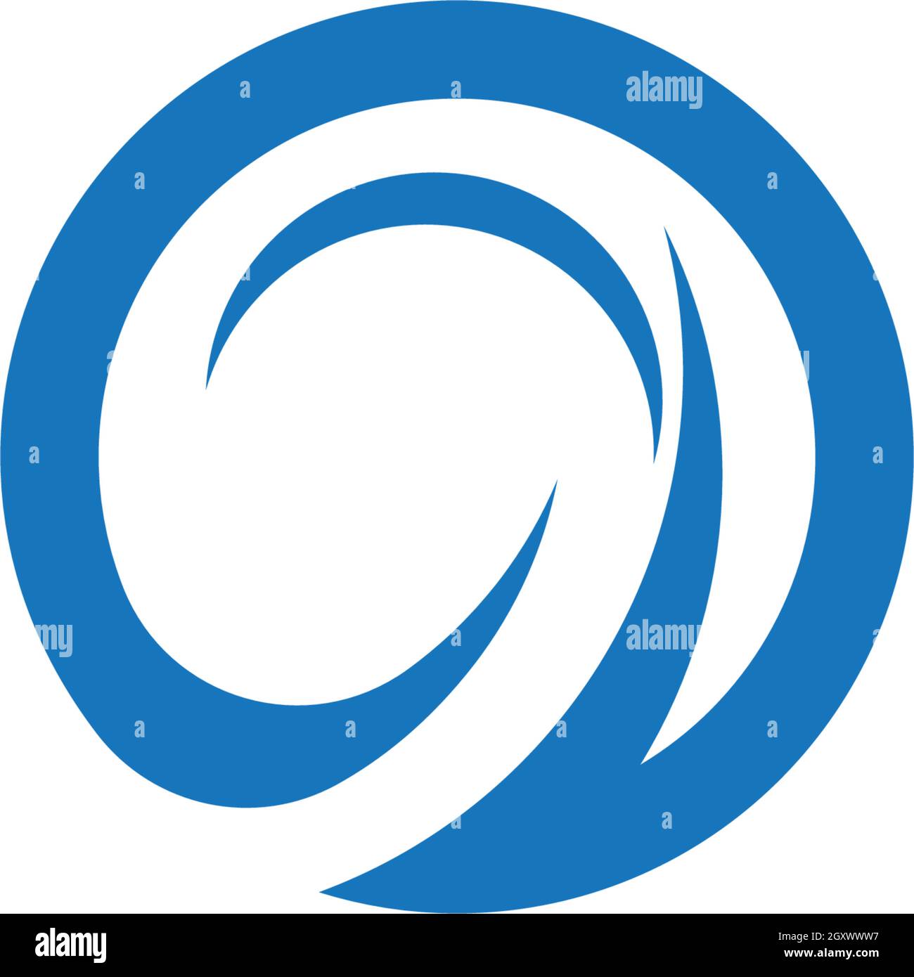 Circle Wave symbol and icon Logo Template vector Stock Vector Image ...