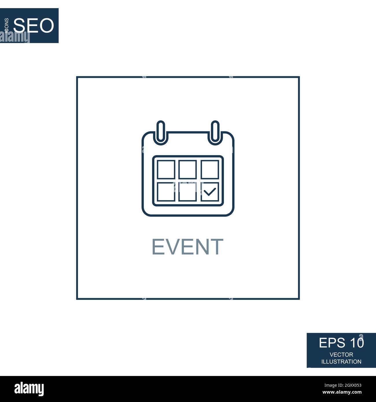 Abstract business icons, CEO team event - Vector illustration Stock ...