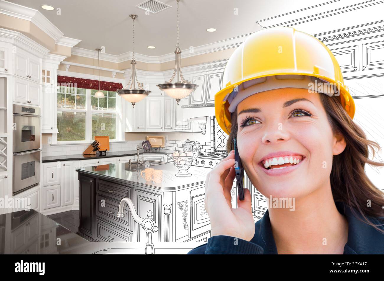 Kitchen drawing hi-res stock photography and images - Alamy