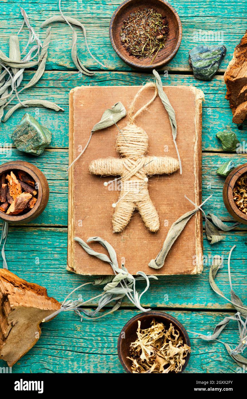 Magic attributes ritual on hi-res stock photography and images - Alamy