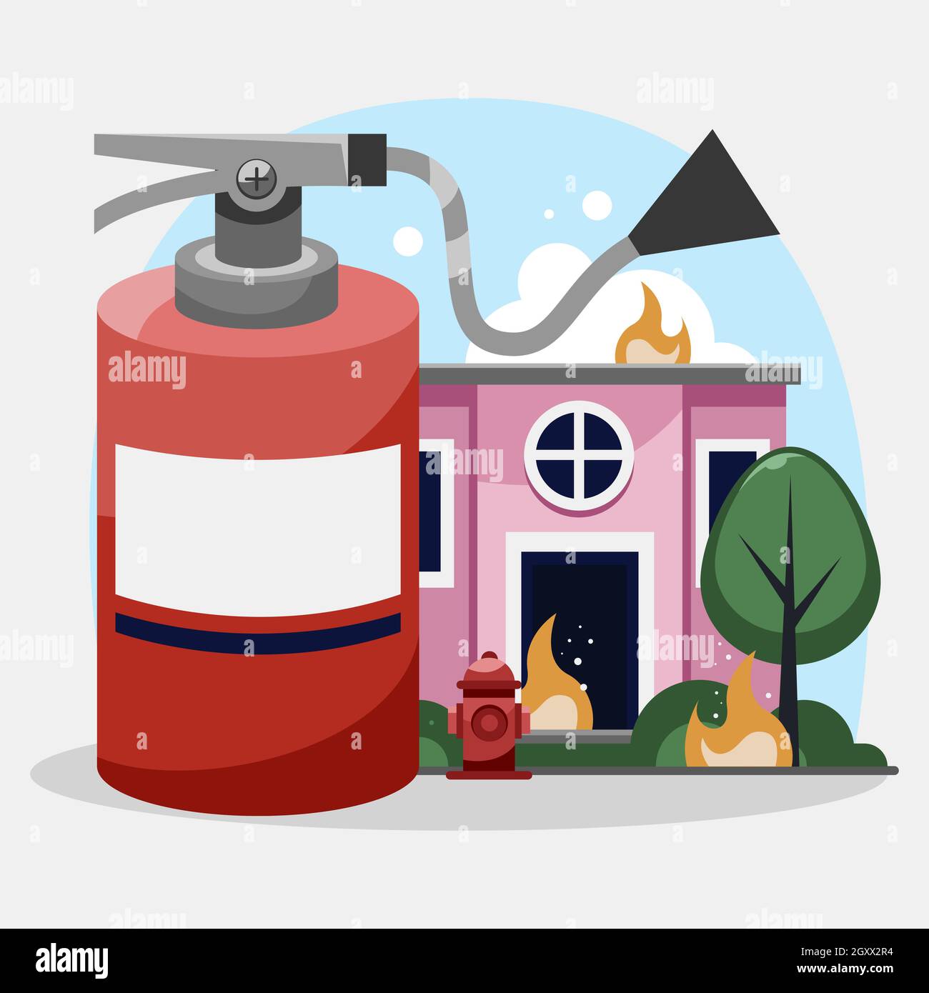 Prevention of wildfire Stock Vector Images - Alamy