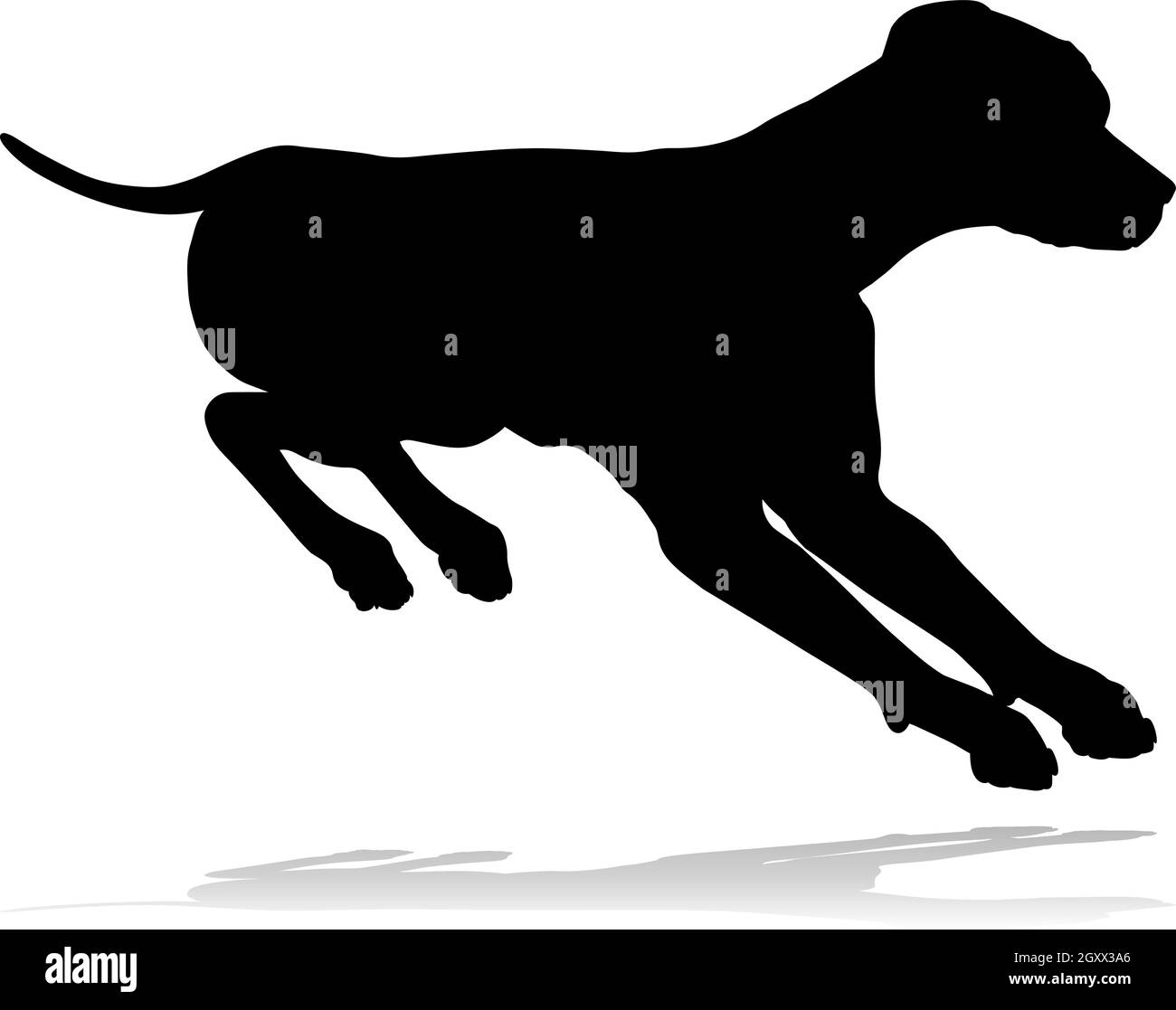 Dog Silhouette Pet Animal Stock Vector Image & Art - Alamy