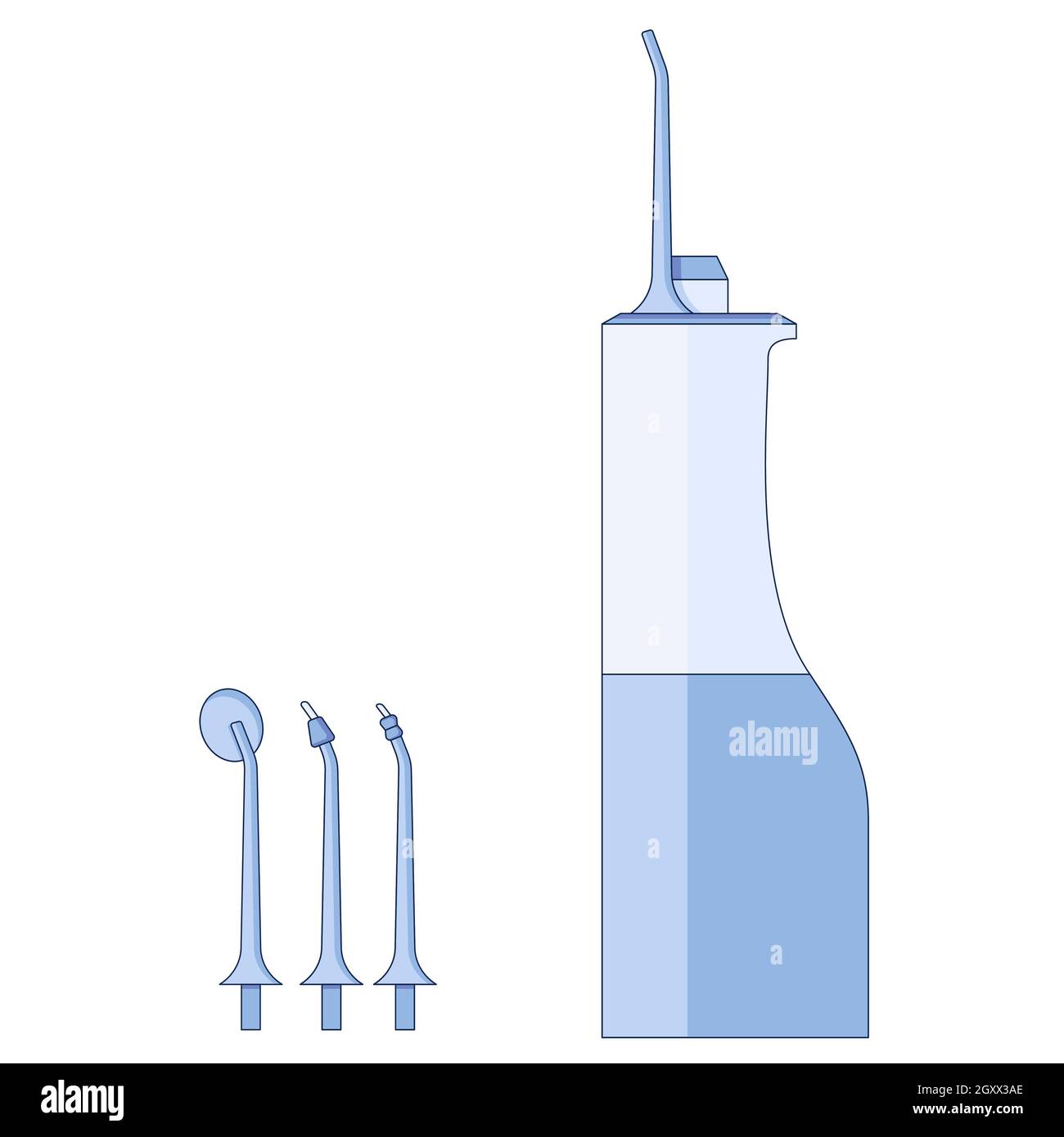 Oral irrigator electric interdental Stock Vector Images - Alamy
