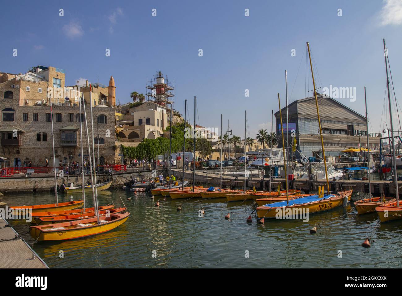 Jaffa is the ancient port city , situated on the Mediterranean coast ...