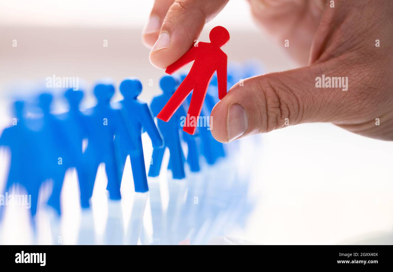 Ideal Client Or Job Candidate Profile Selection And Recruitment Stock ...