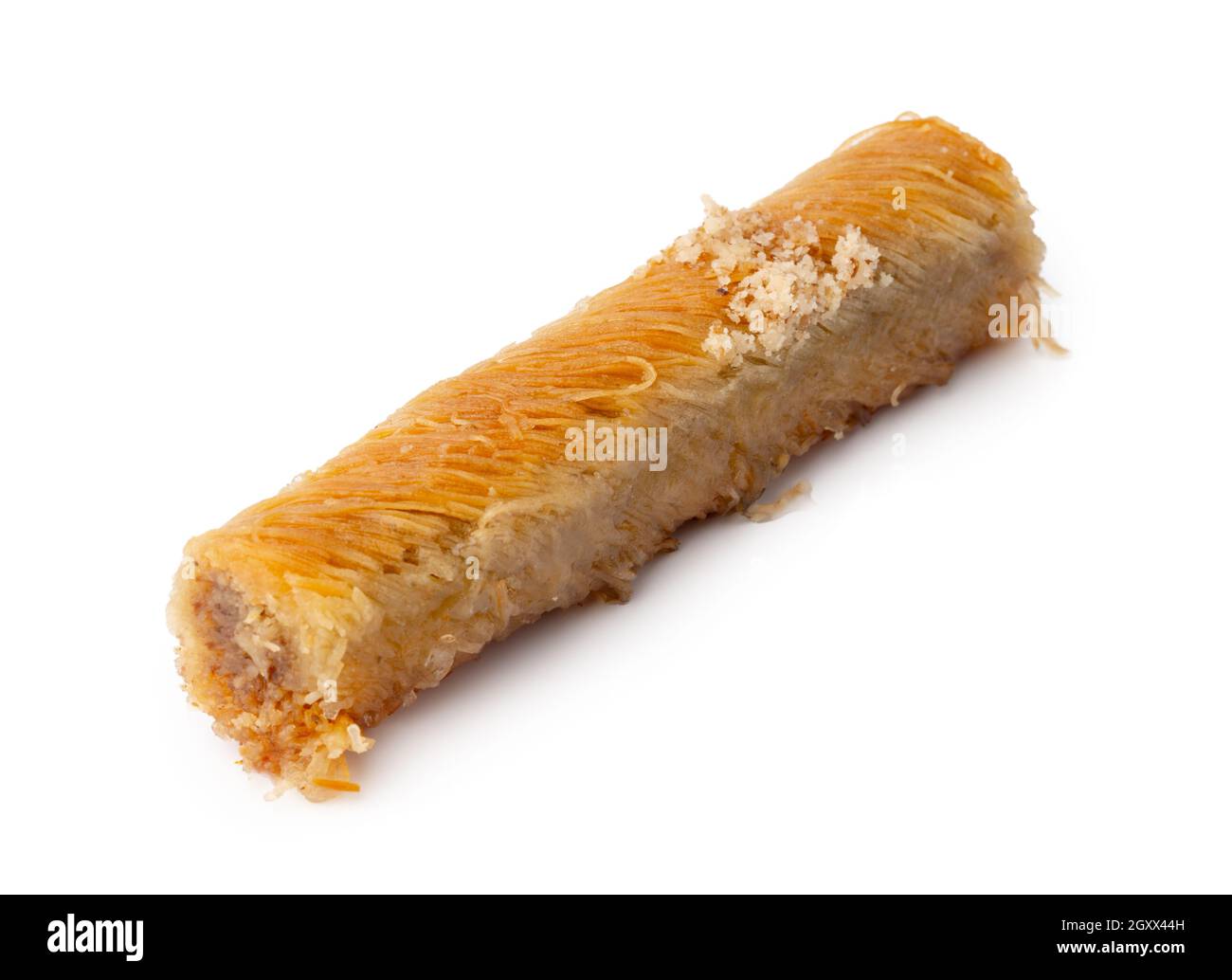 Turkish sweet pastry baklava isolated on white background Stock Photo ...