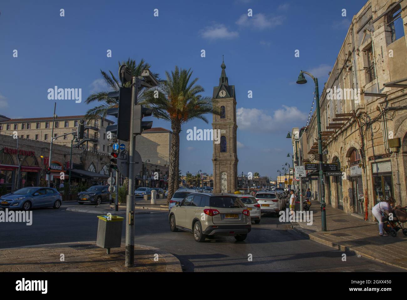 Jaffa is the ancient port city , situated on the Mediterranean coast ...