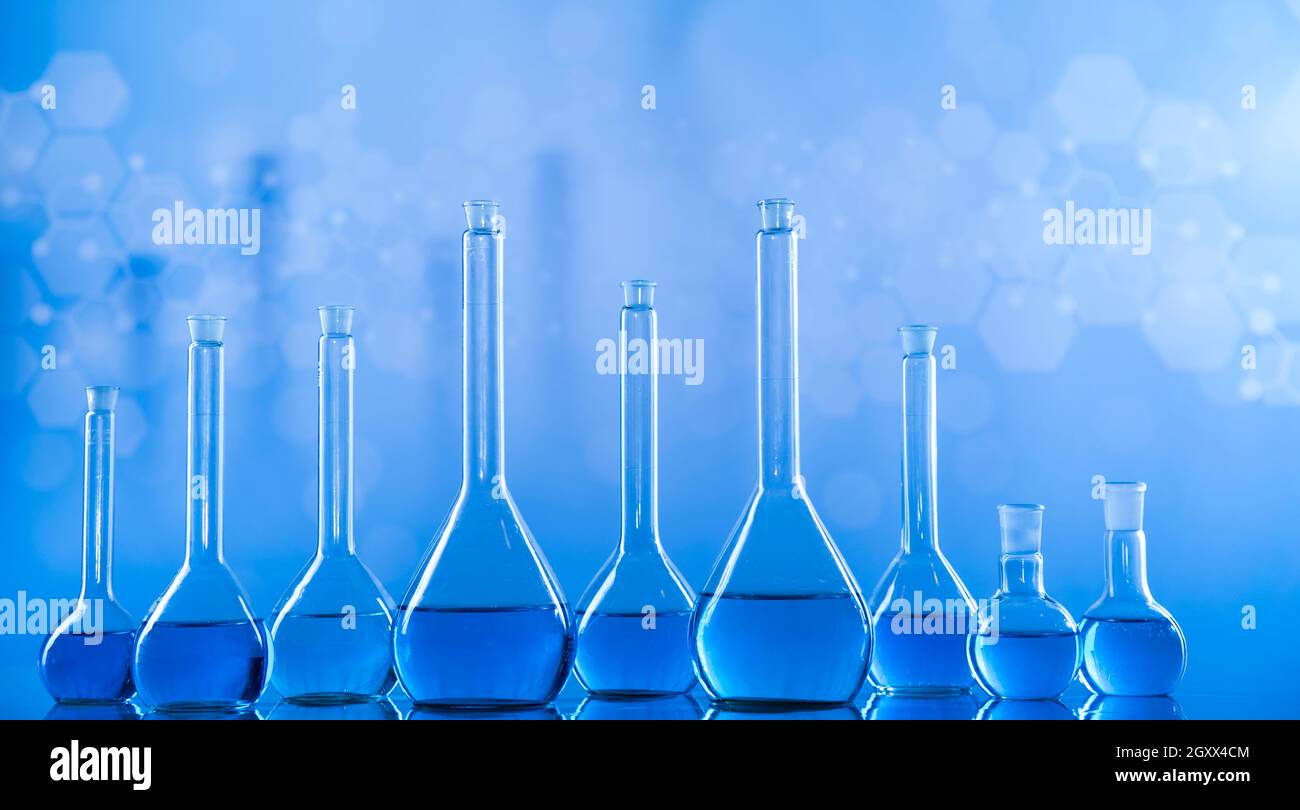 Science experiment,Laboratory equipment, Development background Stock ...