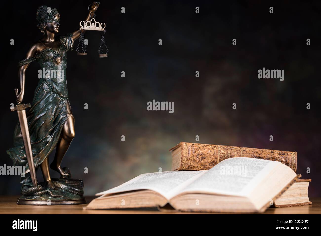 Scales of Justice and Law concept Stock Photo - Alamy