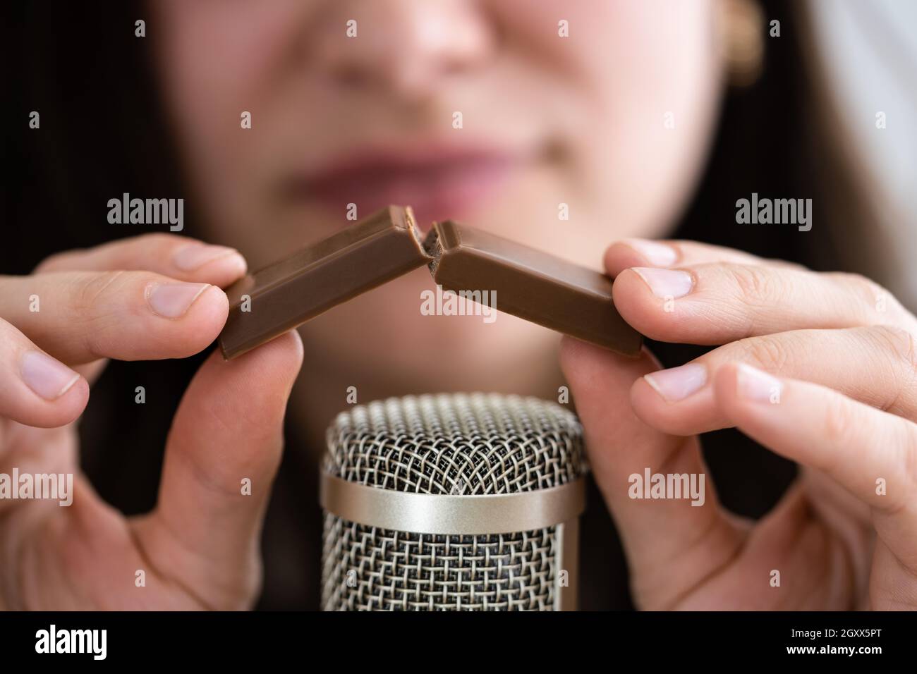 ASMR. Autonomic Sensory Meridian Response. Sensory System Stock Photo ...