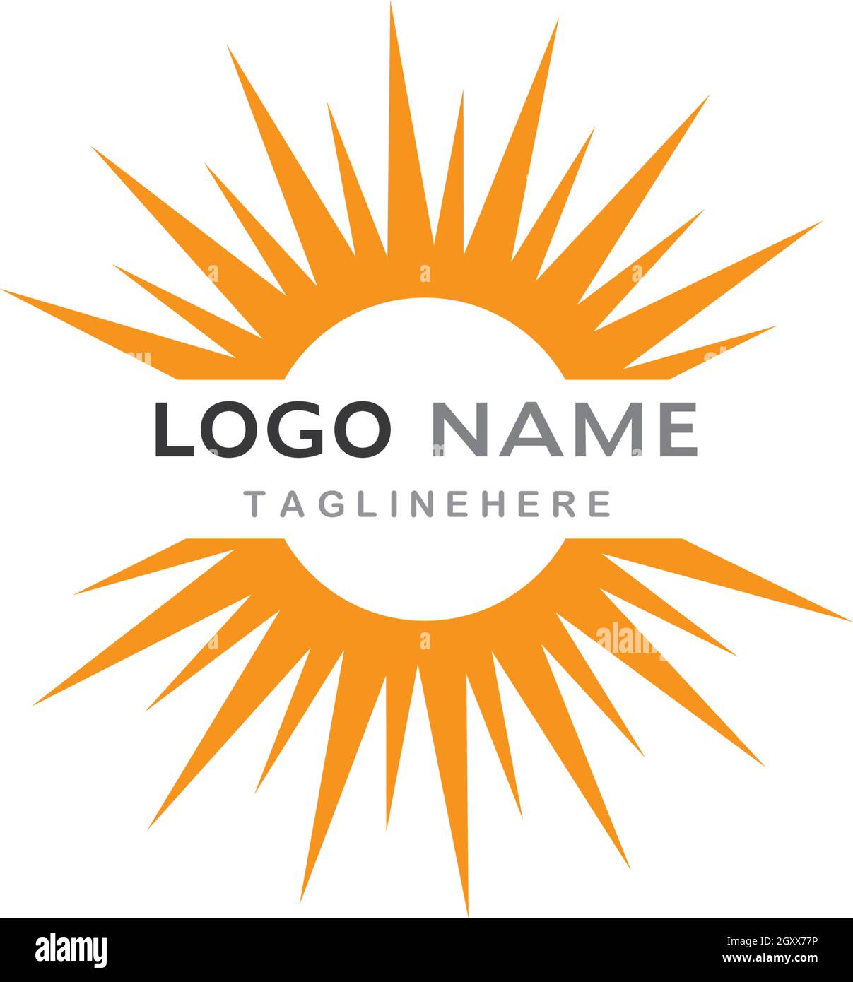 sun ilustration logo vector icon template Stock Vector Image & Art - Alamy