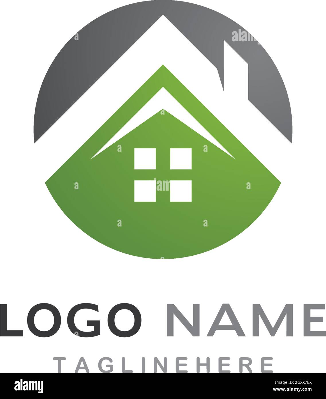 Green house logo vector template Stock Vector Image & Art - Alamy