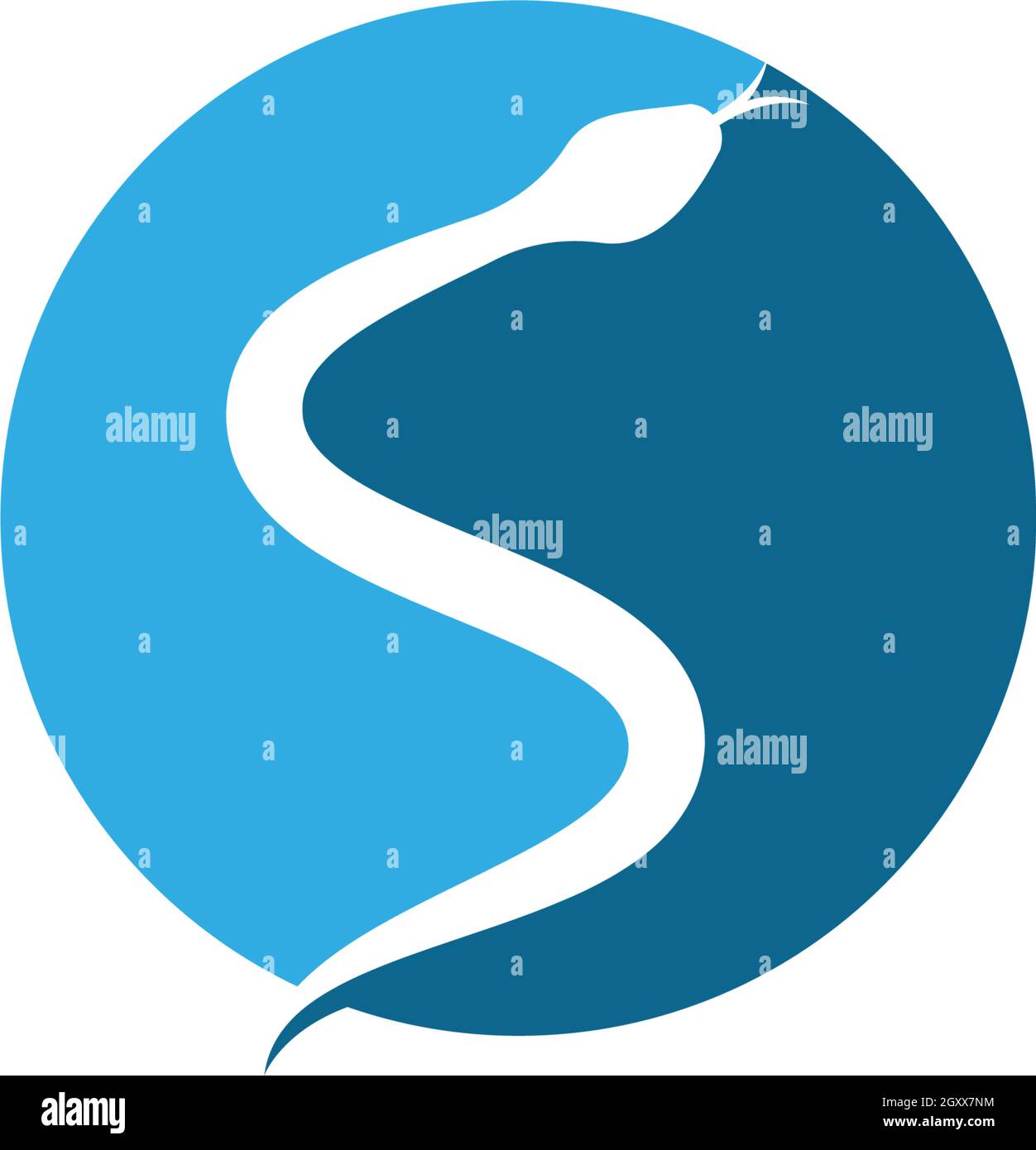 Snake logo vector template Stock Vector Image & Art - Alamy