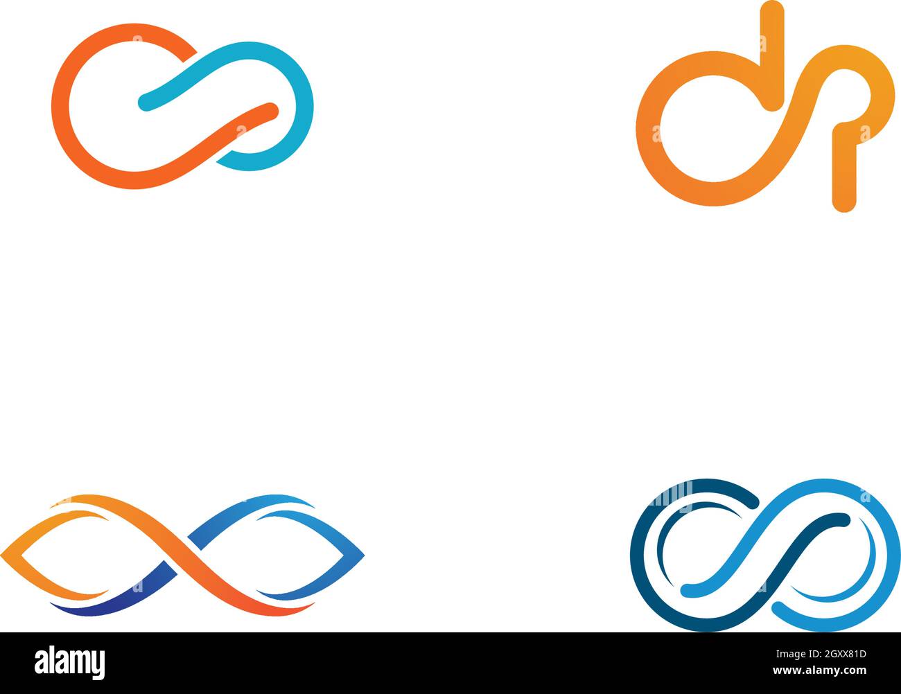 Infinity logo Vector icon template Stock Vector Image & Art - Alamy