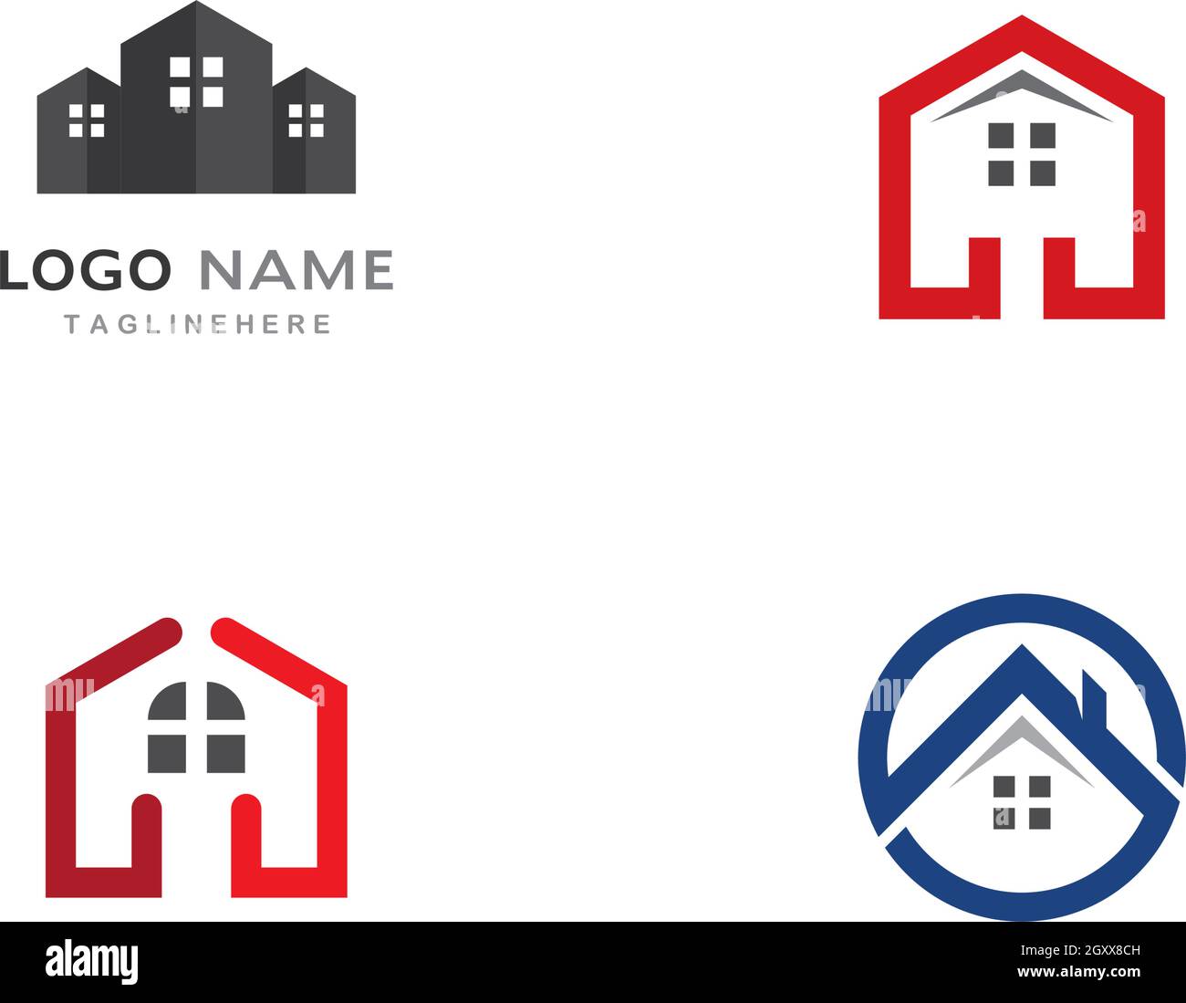 Real Estate , Property and Construction Logo design for business ...