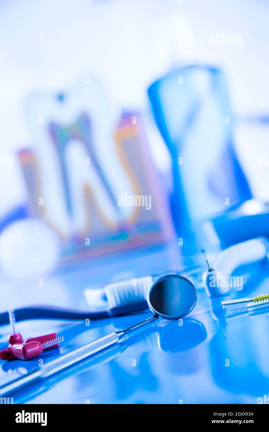Dental clinic interior, medicine equipment tools Stock Photo - Alamy