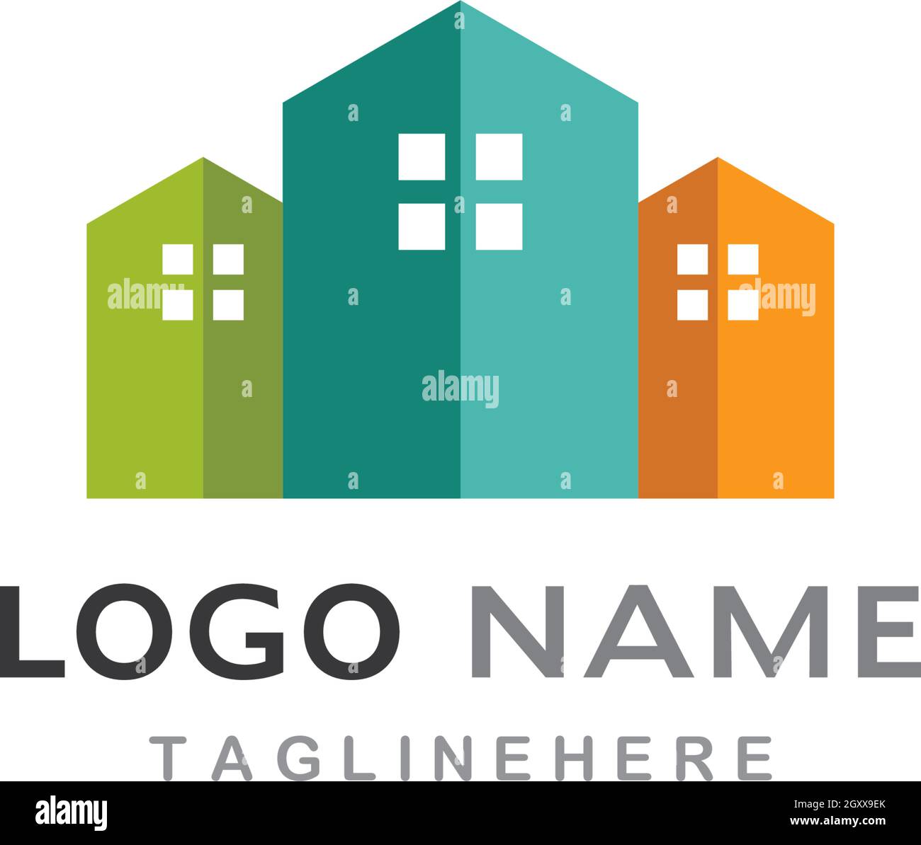 Real Estate , Property and Construction Logo design for business ...