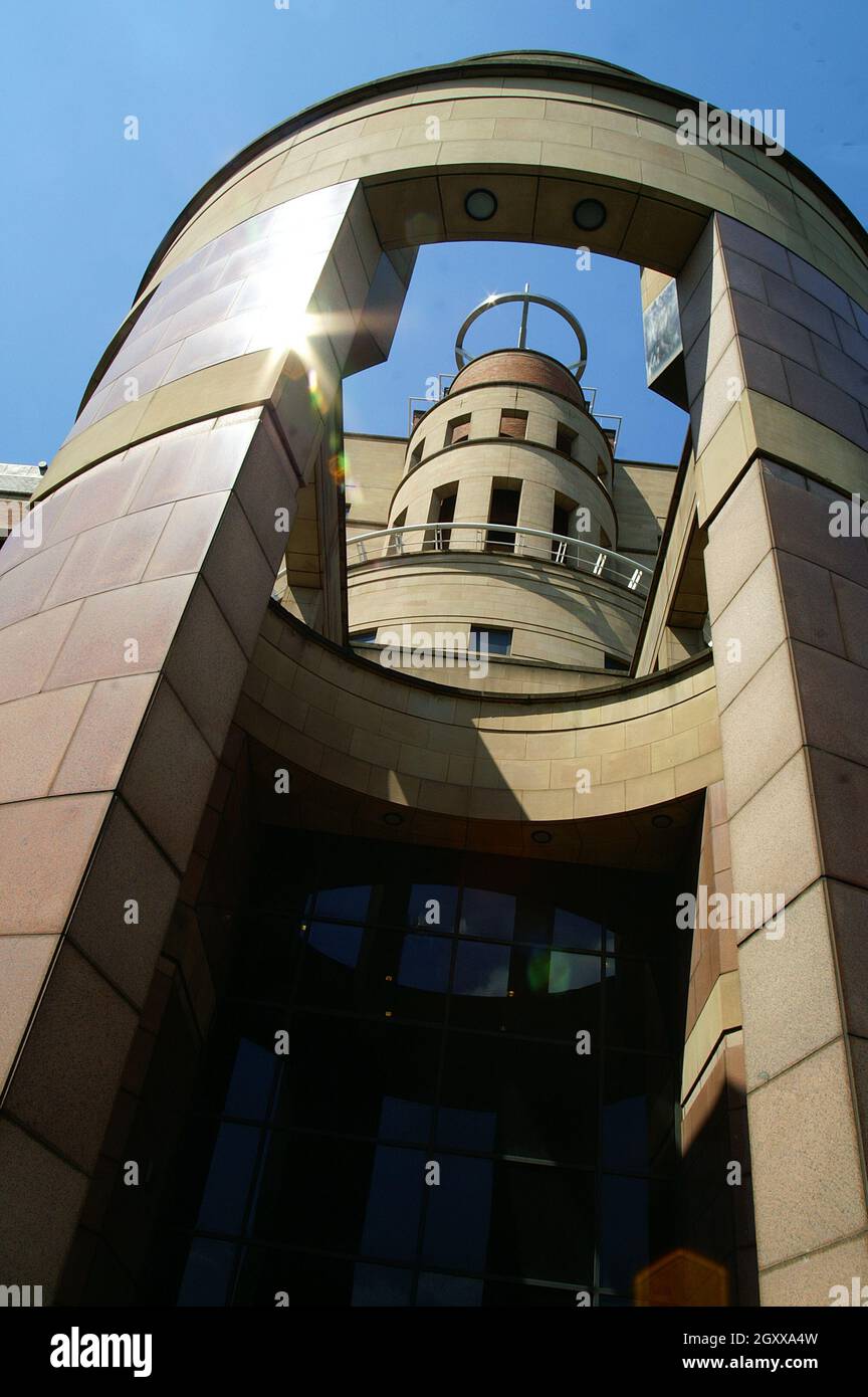 retro brutalist design office block, Leeds Stock Photo - Alamy