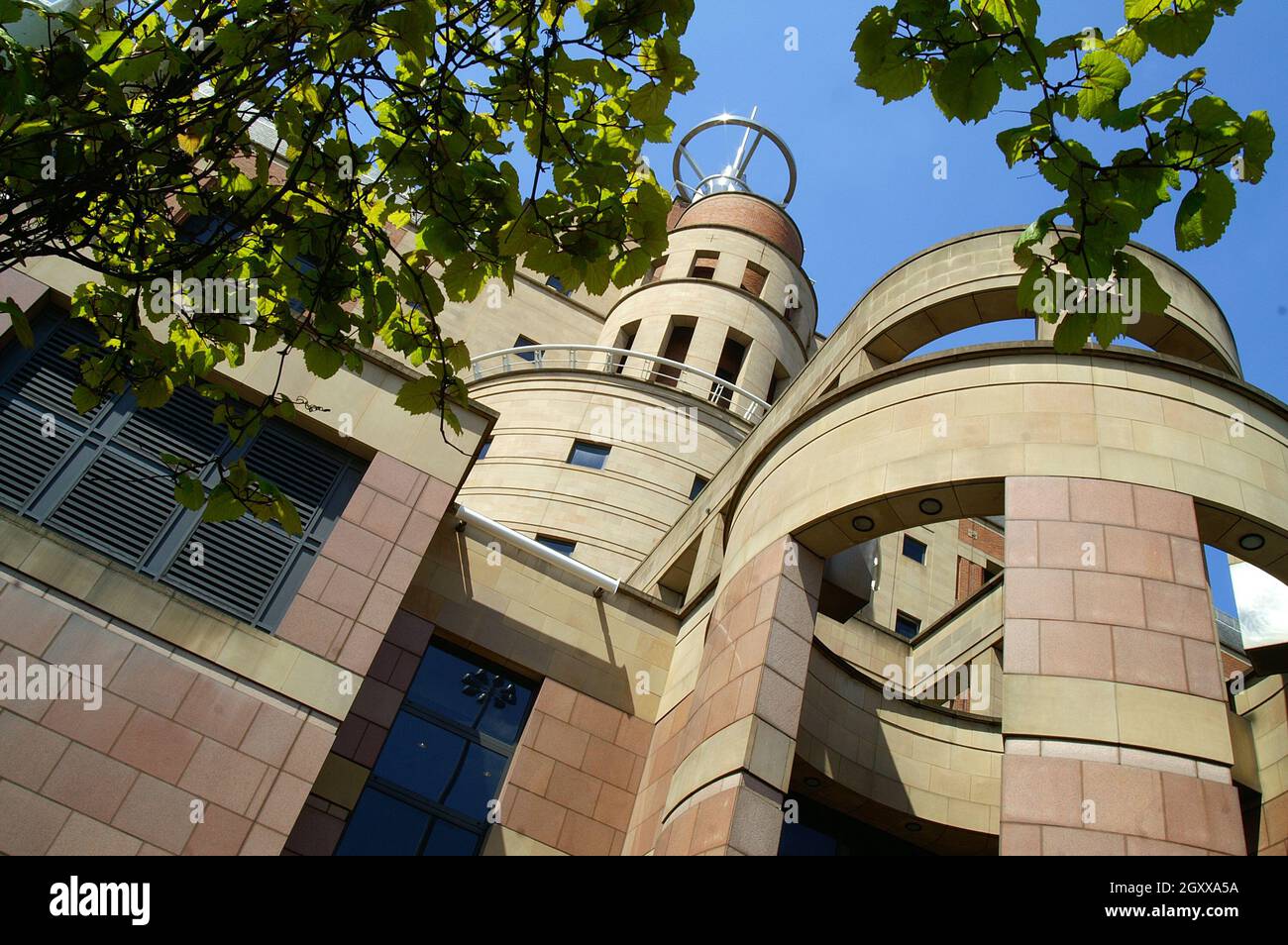 retro brutalist design office block, Leeds Stock Photo - Alamy